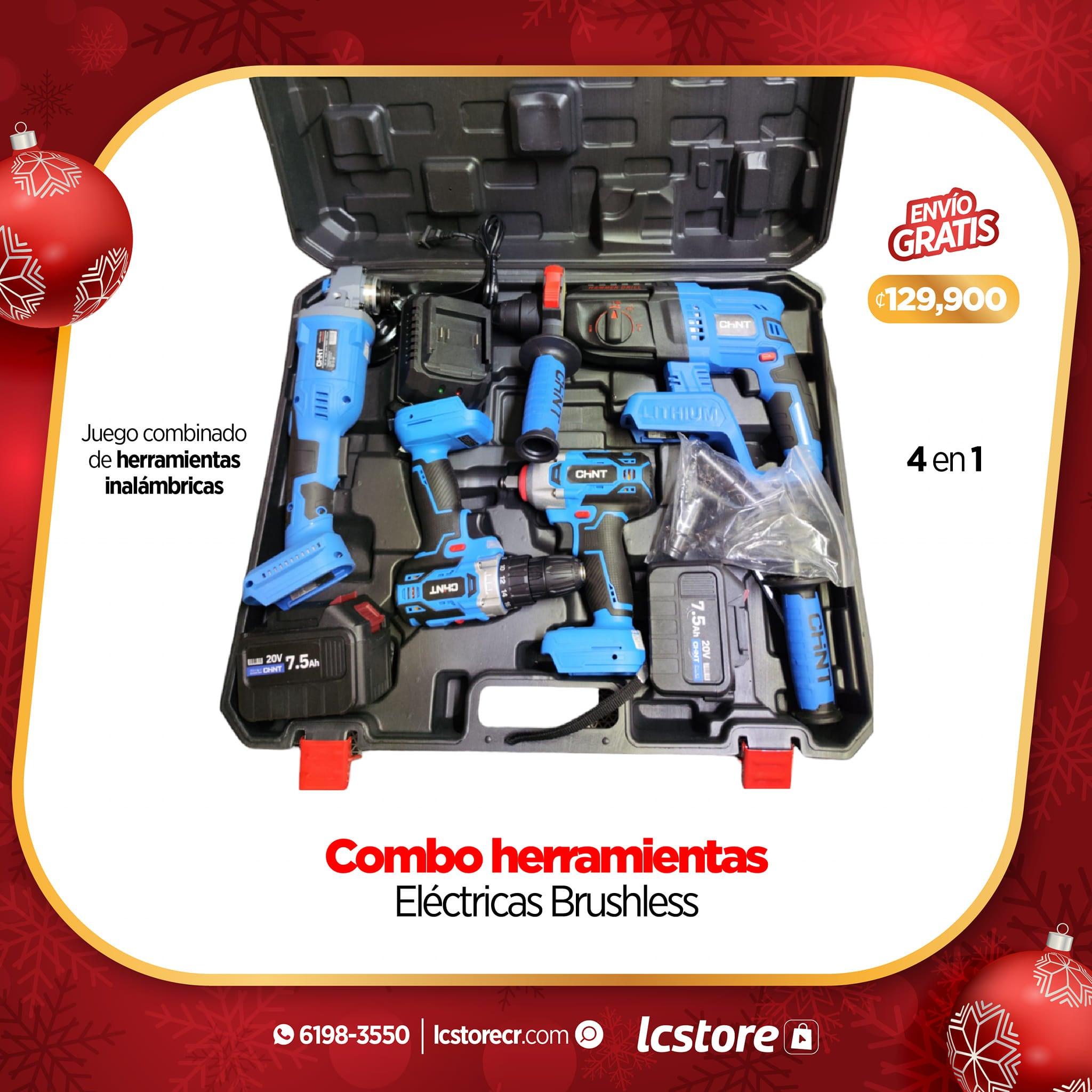 Combo Herramientas Eléctricas Brushless 4 en 1 – LC Store